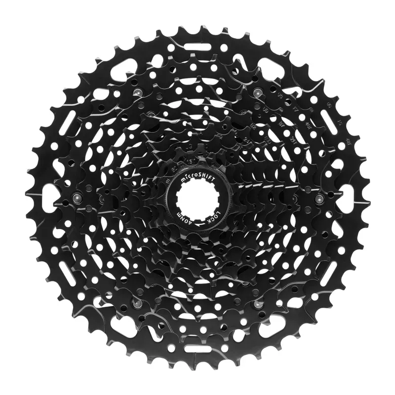 microSHIFT ADVENT X H-Series 10 Speed 11-48 Cassette in Black